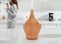 China 100ml Aromatherapy Essential Oil Cool Mist Ultrasonic Air Humidifier Oil Diffuser Wood Grain Diffuser for sale