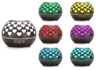 China 400ml Ultrasonic Hollowed Out Essential Oil Diffuser For Bedroom Office Desktop for sale