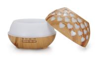 China 400ml Heart Wood Grain Humidifier Hollow Color Aromatherapy Humidifier for sale