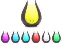 China 200ml Colorful LED Lamp Wood Grain Oil Diffuser Improve Sleep Quality Modern Craft for sale