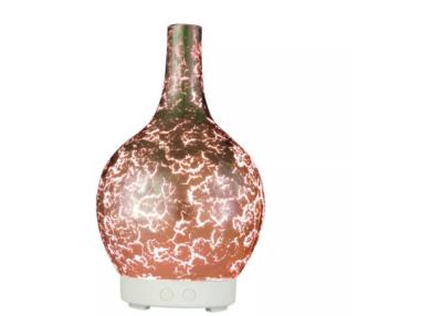 China 100ml Glass Pattern Aroma Diffuser Electric Essential Oil Aromatherapy Humidifier for sale