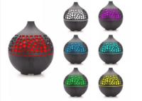 China 180ml Ultrasonic Xiomi Wood Grain Air Aroma Diffuser USB LED Lamp Mist Maker Home for sale