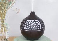 China 180ml Ultrasonic Xiomi Wood Grain Air Aroma Diffuser USB LED Lamp Mist Maker Home for sale
