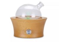 China Glass Wood Grain Waterless Air Aroma Diffuser Electric Scent Nebulizer Usb Ultrasonic for sale