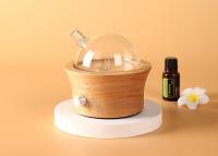 China 30ml Oil Aromatherapy Home Aroma Diffuser With 7 Led Light Wooden Base Waterless for sale