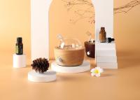 China 30ml Oil Aromatherapy Home Aroma Diffuser With 7 Led Light Wooden Base Waterless for sale