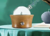China 30ml Waterless Nebulizing Essential Oil Diffuser Us Therapy Beech Wood Glass for sale
