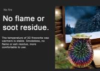 China 400ml Electric Fragrance Oil Lamp Burner 3D Little Star Glass Oil Lamp Burner Wax Melt Warmer for sale