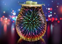 China 400ml Electric Fragrance Oil Lamp Burner 3D Little Star Glass Oil Lamp Burner Wax Melt Warmer for sale