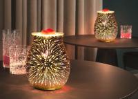 China 400ml 3D Glass Touch Electric Wax Melt Warmer With Dimmable Wax Burner Melter Fragrance for sale