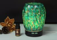China 100 Ml Creative Colored Glass Aromatherapy Machine Colorful Aromatherapy Lamp Home Ultrasonic Atomization for sale