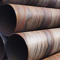 China Spiral Welded SSAW Carbon Steel Pipe 6mm - 20mm For Oil And Gas Pipeline for sale