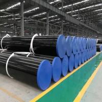 China Carbon Black Alloy Hot Rolled LSAW Welded Steel Pipe DN15 Sch40 Q235B Q355b for sale