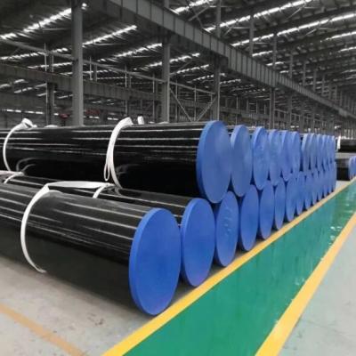 China Carbon Black Alloy Hot Rolled LSAW Welded Steel Pipe DN15 Sch40 Q235B Q355b for sale