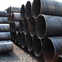 China Spiral Black Mild Carbon Steel Round SSAW Welded Steel Pipe ASTM A106 for sale
