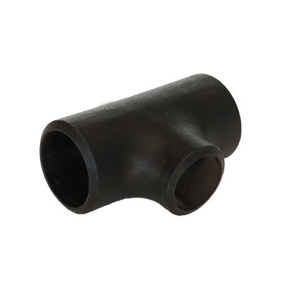 China Sch40 Pipe Fitting Straight Equal Carbon Steel Tee Seamless for sale