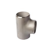 China Stainless Steel Seamless Pipe Fitting Tee For Construction for sale