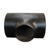 China Sch40 Pipe Fitting Seamless Equal Tee Ss 304 316 Carbon Steel for sale