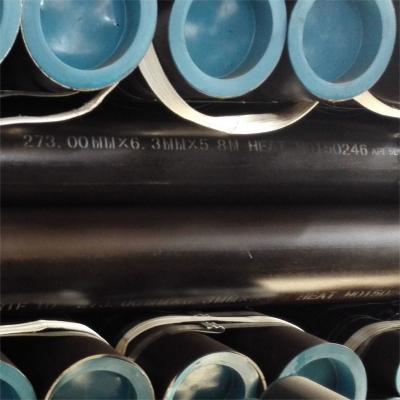 China Sch80 Ss400 S235jr Q345 Hot Rolled Seamless Pipe Round Black Painted Low Carbon for sale