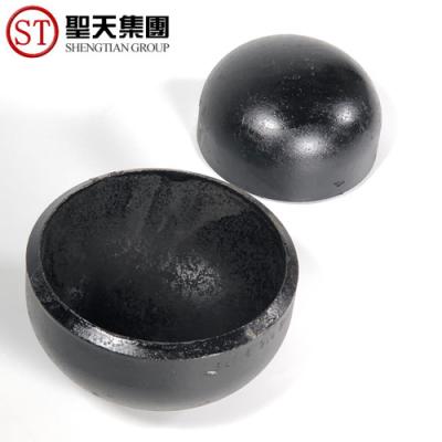 China Asme B16.9 6 Sch40 Cap Carbon Steel Black Pipe Fitting DN15-3000 for sale