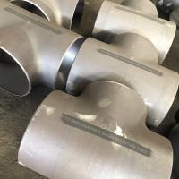 China Ansi B16.9 Steel Tee Fitting Stainless A403 Wp304l Straight SCH80S for sale