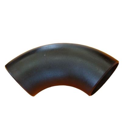 China Ansi B16.9 3 4 90 Degree Elbow Bend Black Carbon Pipe Fitting Butt Weld Seamless for sale