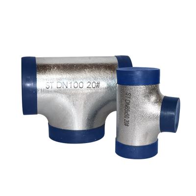 China Asme B16.9 Wpb Carbon Steel Reducing Tee 72inch Sch160 for sale
