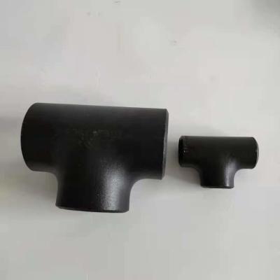 China Ansi B16.9 Pipe Fitting Tee Sch40 Stainless Steel / Carbon Steel Seamless for sale