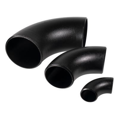 China 24inch Pipe Fitting Elbow Carbon Steel Butt Welded Black 45 Degree ASME for sale