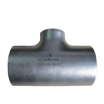 China ANSI B16.9 Pipe Fitting Tee for sale