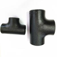 China 4 Inch ASME B16.11 Black Pipe Tee For Metallurgy for sale