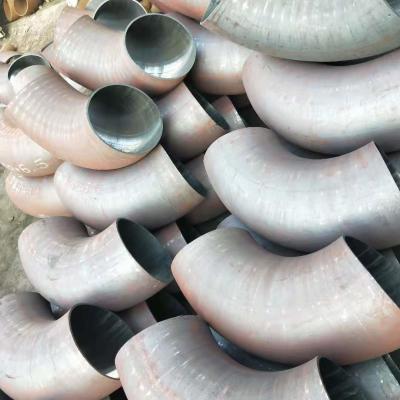 China ASTM A106 GRB Black Painted Carbon Steel SCH10 45 Degree Pipe Elbow for sale
