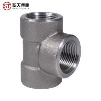 China SGS Ansi B16.11 Stainless Steel Tee Fittings For Pipe Line for sale