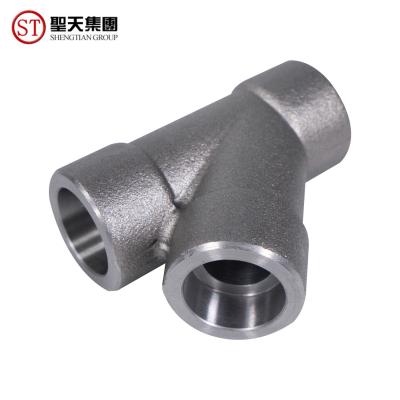China 9000lb Ansi B16 11 Y Type Tee Stainless Steel Forged Fittings for sale