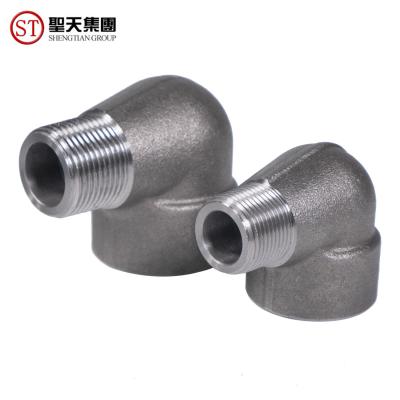 China A105 3000# 90 Degree Elbow Stainless Steel Forged Fittings for sale