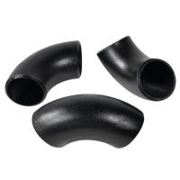 China 1 Inch Carbon 90 Degree Elbow Steel Seamless Butted Welding ASME for sale
