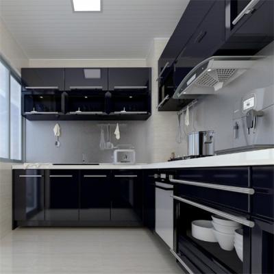 China Modular Modern Kitchen Furniture Cabinets Set with Custom Options for sale