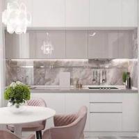 China Home Furniture Solid Wood Modular Kitchen Cabinets with Design Lacquer Glossy Cabinet for sale