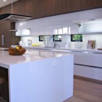 China Modern Style High Gloss Modular Kitchen Cabinets with Kitchen Island Highly by Chinese for sale