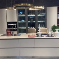China Blum Hardware European Customized Waterproof Lacquer Kitchen Cabinet for Modern Luxury for sale