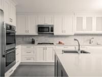 China Plywood Carcase Modern Kitchen Furniture Cabinets Design with Exquisite Workmanship for sale