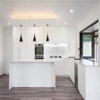 China YALIG High End Gray Plywood Kitchen Cabinet with Waterproof and Fireproof Advantage for sale