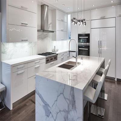 China Villa/Apartment Kitchen Organization Made Easy with YALIG Modern Cabinets and Island for sale