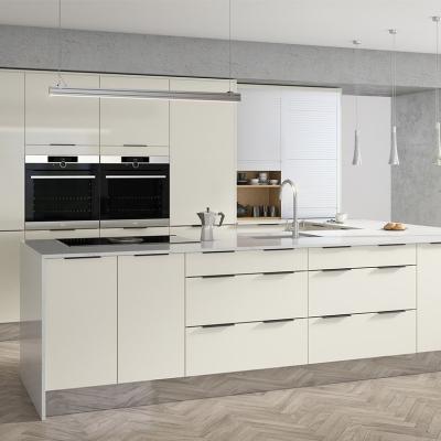 China Hot Modular Wood Kitchen Cabinet Set with Modern Style Lacquer Surface Treatment for sale