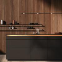 China Customized Veneer Color Matte Kitchen Cabinets The Perfect Blend of Style and Function for sale