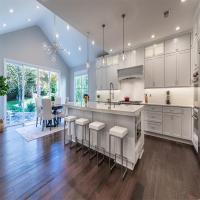 China Modular Kitchen Showcase Cabinets and Bathroom Accessories with Quartz Stone Countertop for sale