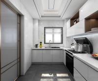 China Professional Custom Modern Kitchen Cabinet Furniture with Quartz Stone Countertop for sale