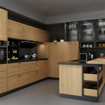 China European Style Kitchen Units Set Furniture Cabinet for Modern Kitchen Renovation for sale