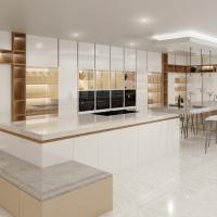 China European Style Kitchen Units Set Furniture Cabinet for Modern Kitchen Renovation for sale