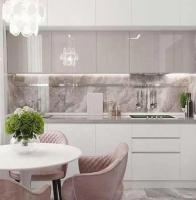 China Perfect Workmanship Italian Furniture Market Modular Kitchen Cabinets with Toe Kick for sale